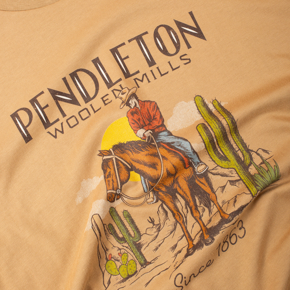 Pendleton Cowboy T-shirt - Mojave - The Great Divide