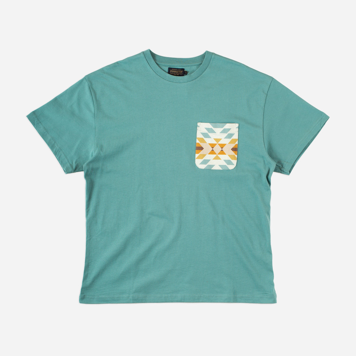 Pendleton Pocket T-shirt - Duck Egg/ Rancho Arroyo - The Great Divide