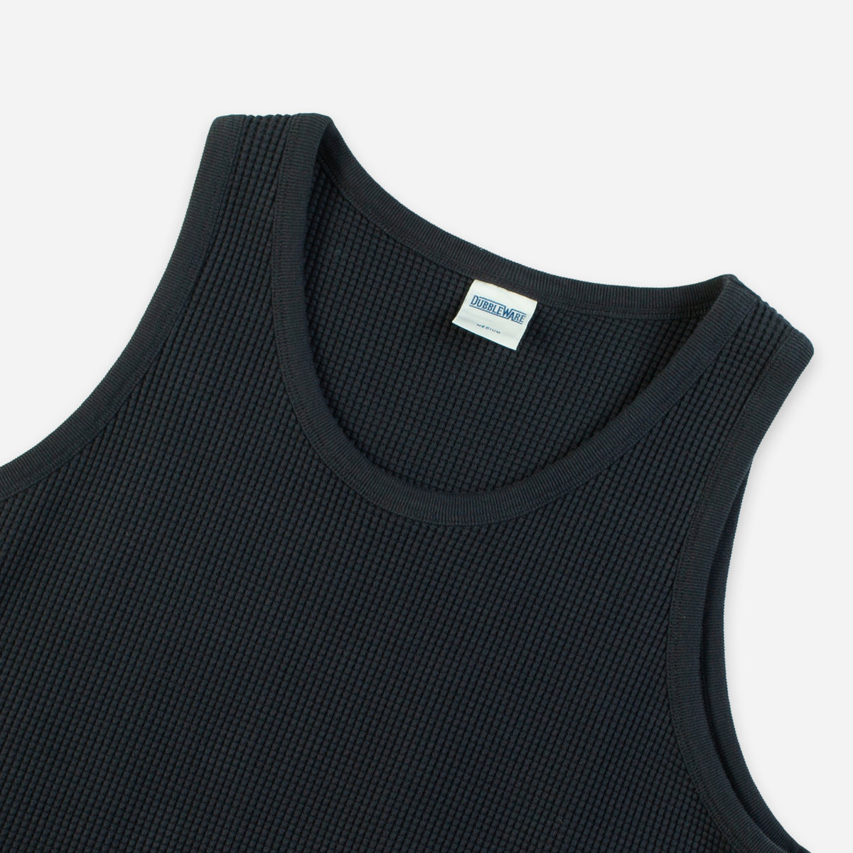 Dubbleware Heavy Waffle Tank Top - Dark Navy - The Great Divide