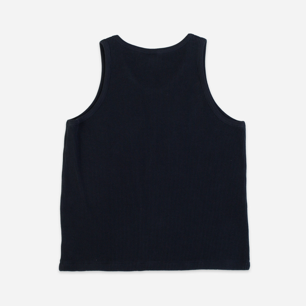 Dubbleware Heavy Waffle Tank Top - Dark Navy - The Great Divide