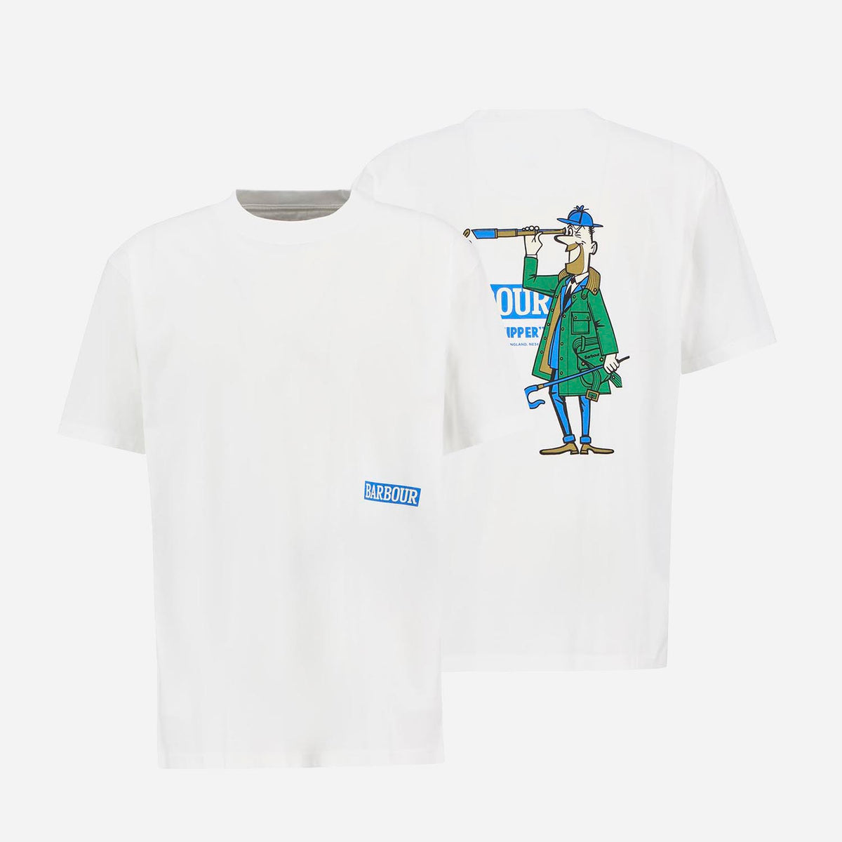 Barbour Mr Solway T-shirt - White - The Great Divide