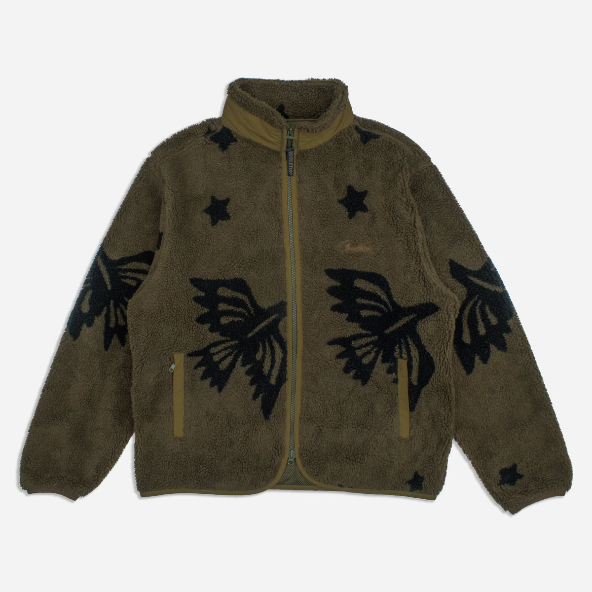 Jacquard Sherpa Fleece Jacket - Star Bird - Pendleton Eu