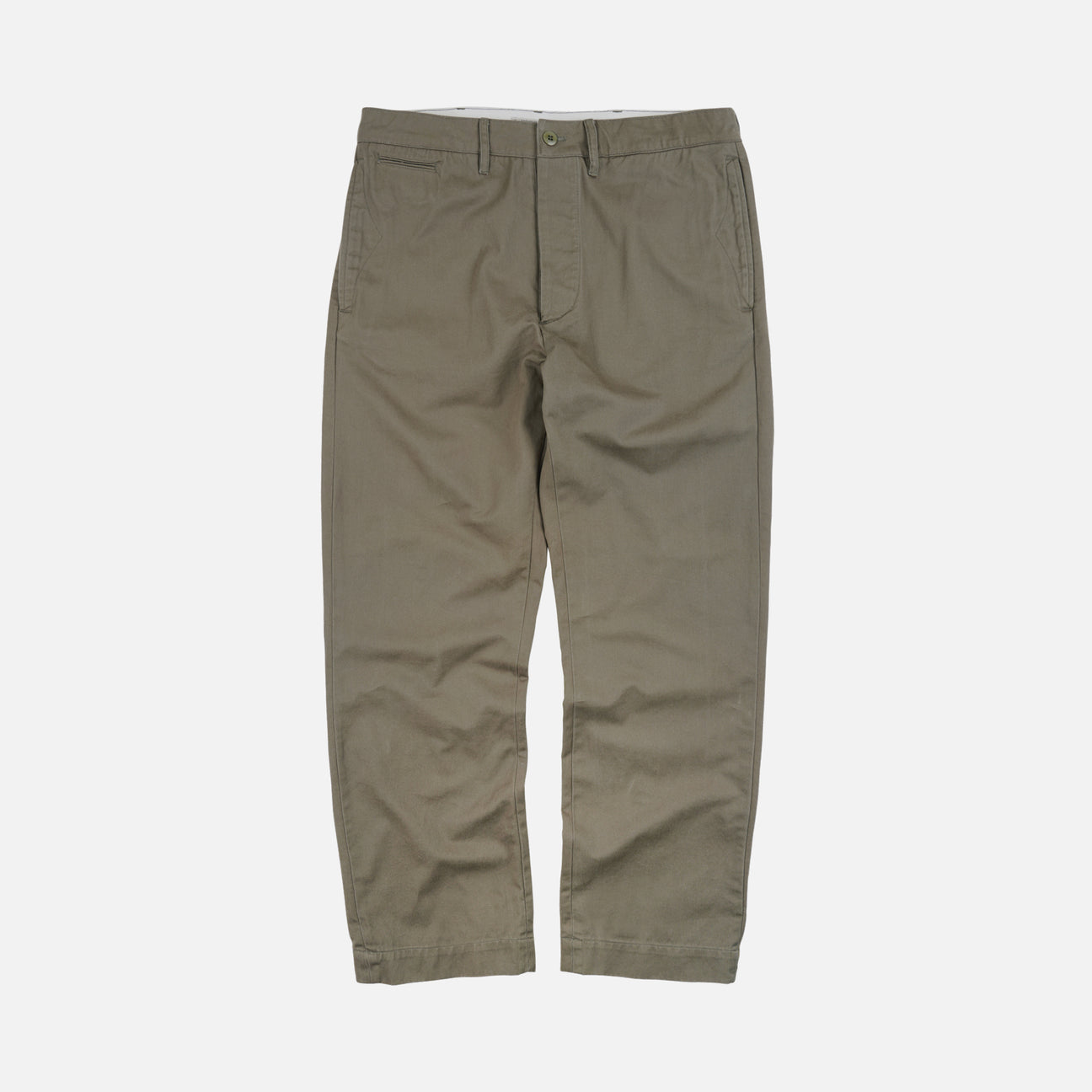 Frizmworks Washed Officer Chino Pants - Mud - The Great Divide