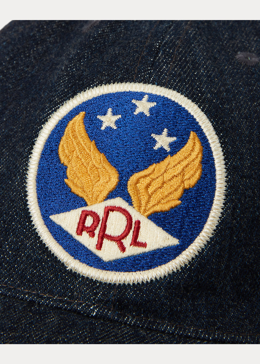 Double Rl By Ralph Lauren The Great Divide - Rrl Winged-logo Denim Ball ...